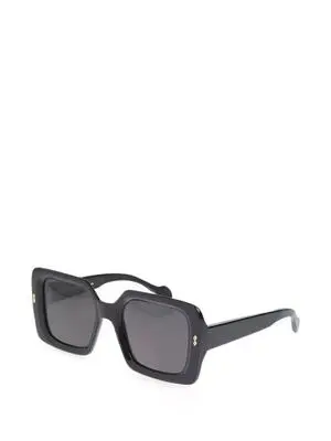 KADOR Kate Glamour Squared-frame Sunglasses - Black
