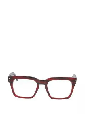 Kàdor Truman Square Frame Eyeglasses - Red
