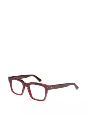 Kàdor Truman Square Frame Eyeglasses - Red