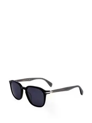 Rag & Bone Geometric Frame Sunglasses - Black