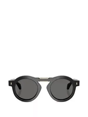 Moncler Glisse Round-frame Sunglasses - Black