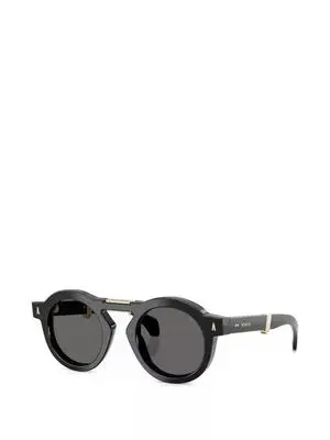 Moncler Glisse Round-frame Sunglasses