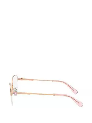 SWAROVSKI Crystal-embellished Cat-eye Glasses - Gold