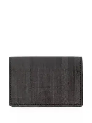 Burberry City Check Bifold Card Case - Grey