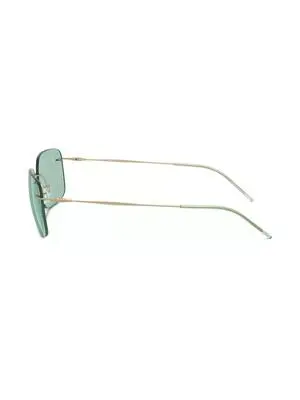 Giorgio Armani Rectangle-frame Rimless Sunglasses