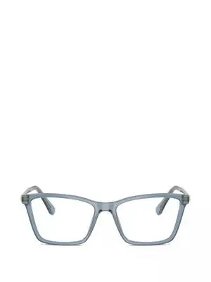 SWAROVSKI Rectangle-frame Glasses - Blue