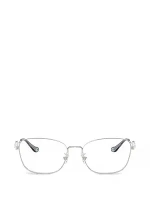 COACH Horse And Carriage Rectangle-frame Glasses - Silver