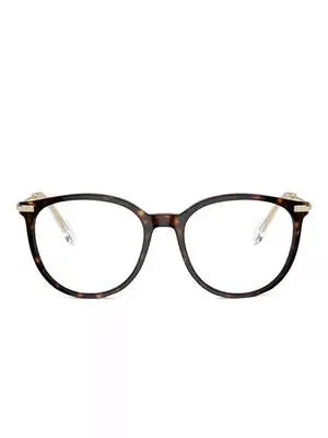 SWAROVSKI Round-frame Glasses - Brown