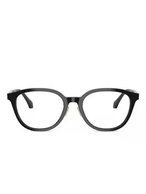 Versace Round-frame Glasses - Black