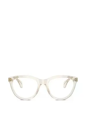 Moncler Round Frame Glasses - Neutrals