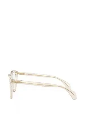 Moncler Round Frame Glasses - Neutrals