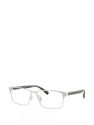 POLO RALPH LAUREN EYEWEAR Rectangle Frame Glasses - Silver