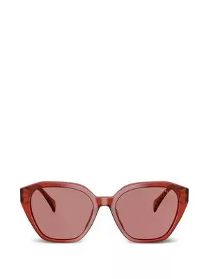 POLO RALPH LAUREN EYEWEAR Geometric-frame Sunglasses - Red