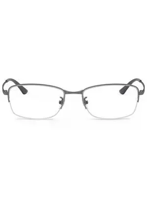 Ray-ban Rectangle Frame Glasses - Silver