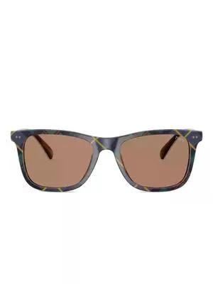 Polo Ralph Lauren Plaid Square Sunglasses