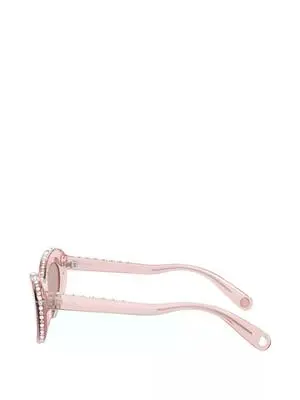 SWAROVSKI Embellished Cat Eye Sunglasses