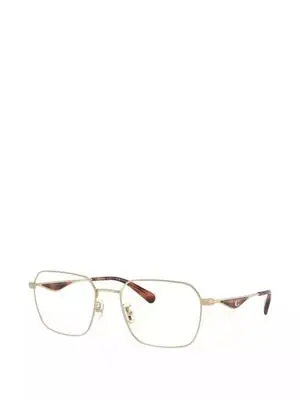 COACH Logo-plaque Geometric-frame Glasses