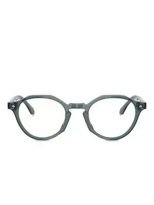 Giorgio Armani Round-frame Glasses - Grey