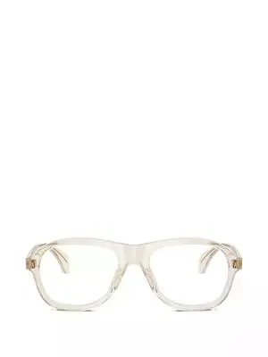 Moncler Geometric-frame Glasses - Neutrals