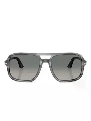 Persol Pilot Frame Sunglasses - Grey