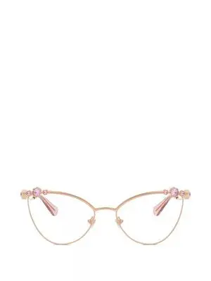 SWAROVSKI Cat-eye Crystal-embellished Glasses - Pink