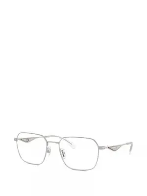 COACH Logo-plaque Geometric-frame Glasses