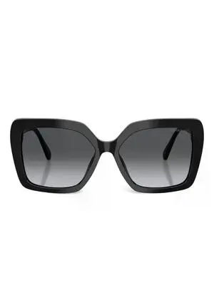 SWAROVSKI Crystal-embellished Square-frame Sunglasses - Black