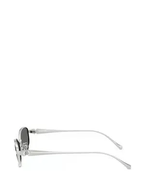 SWAROVSKI Oval-frame Sunglasses - Silver