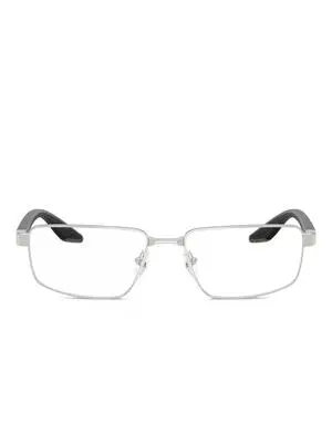 Prada Rectangle-frame Glasses - Silver