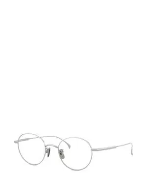 Moncler Round-frame Glasses - Silver
