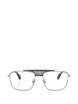 Moncler Square-frame Glasses - Silver