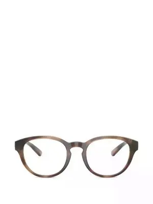 POLO RALPH LAUREN EYEWEAR Round Frame Glasses - Brown