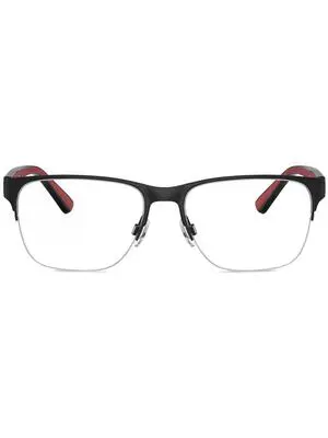 Polo Ralph Lauren Rectangle Frame Eyeglasses - Black