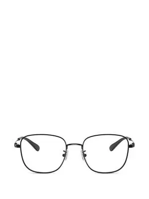 COACH Square-frame Titanium Glasses - Black