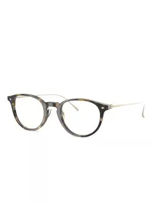 Giorgio Armani Clip-on Round Glasses