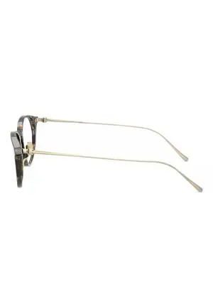 Giorgio Armani Clip-on Round Glasses