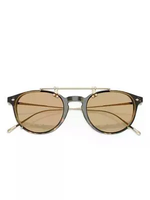 Giorgio Armani Clip-on Round Glasses