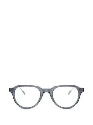 Moncler Round Frame Glasses - Blue