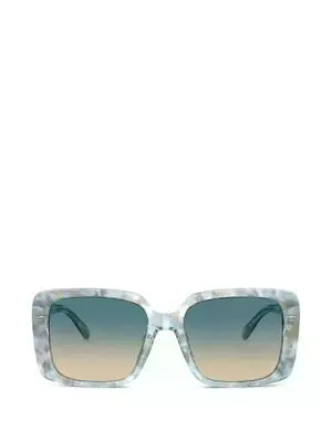 COACH Square-frame Marbled Sunglasses - Blue