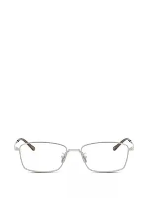 POLO RALPH LAUREN EYEWEAR Rectangle-frame Glasses - Silver