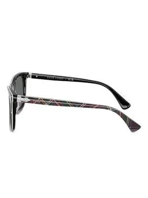 Polo Ralph Lauren Heritage Plaid Square Sunglasses