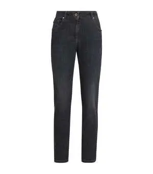 Brunello Cucinelli Slim Stretch-denim Jeans