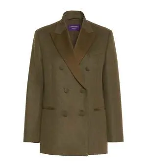 Max Mara Virgin Wool-blend Double-breasted Blazer
