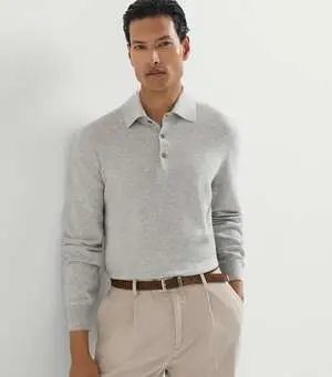 Brunello Cucinelli Cashmere Polo Sweater