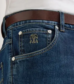 Brunello Cucinelli Comfort Denim Straight Jeans