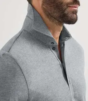 Brunello Cucinelli Cotton Long-sleeve Polo Shirt
