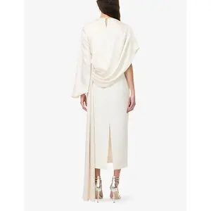 Sabina Bilenko Sequin-embellished Crepe Maxi Dress