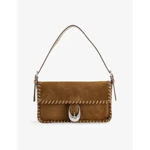 Staud Harlow Suede Shoulder Bag