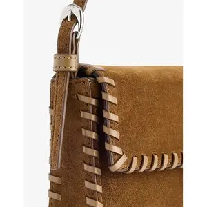 Staud Harlow Suede Shoulder Bag