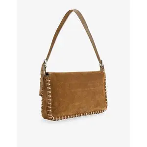 Staud Harlow Suede Shoulder Bag